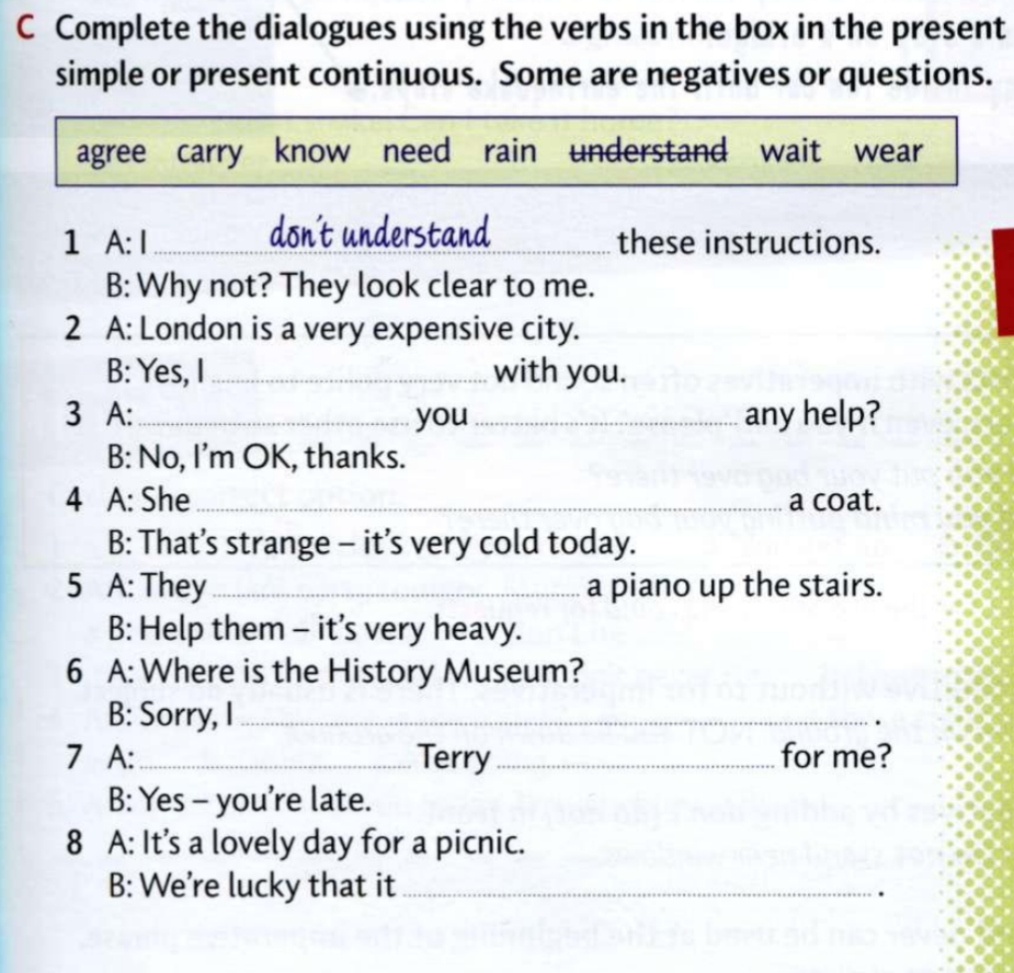 Present simple/continuous. Interactive worksheet | TopWorksheets
