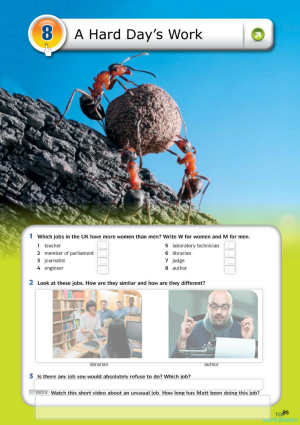 A hard day's work Introduction Unit 8 (Copied). Interactive worksheet ...