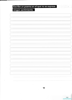 Mi diario de escritura 8ª. Ficha interactiva | TopWorksheets