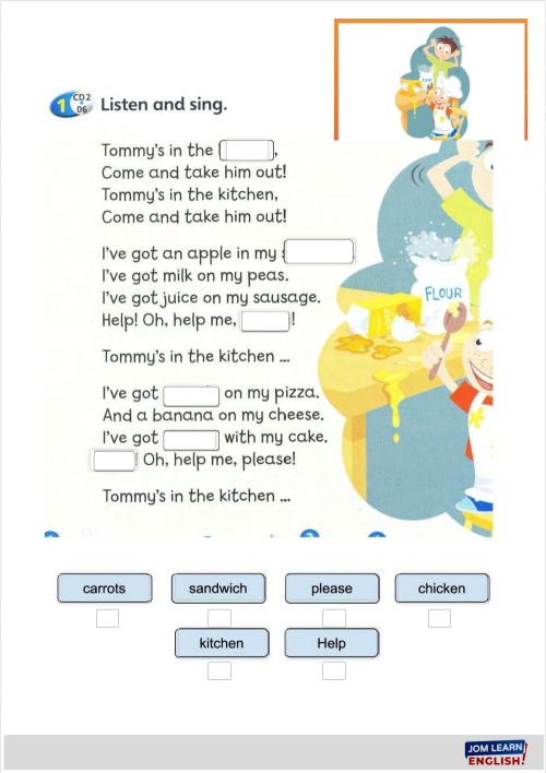 song: interactive worksheets and online exercises | TopWorksheets