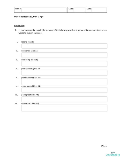 A3 Giga Lesson 11 Words in Context. Interactive worksheet | TopWorksheets