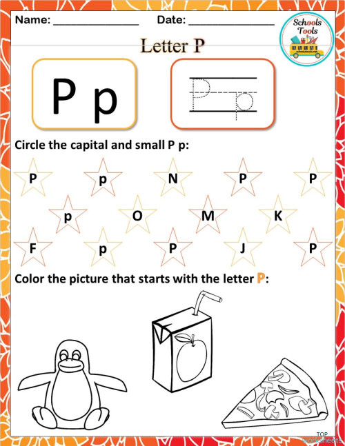 Alphabet Activities Pp-Tt. Interactive worksheet | TopWorksheets