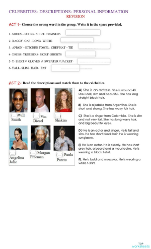 Story The Theater. Interactive worksheet | TopWorksheets