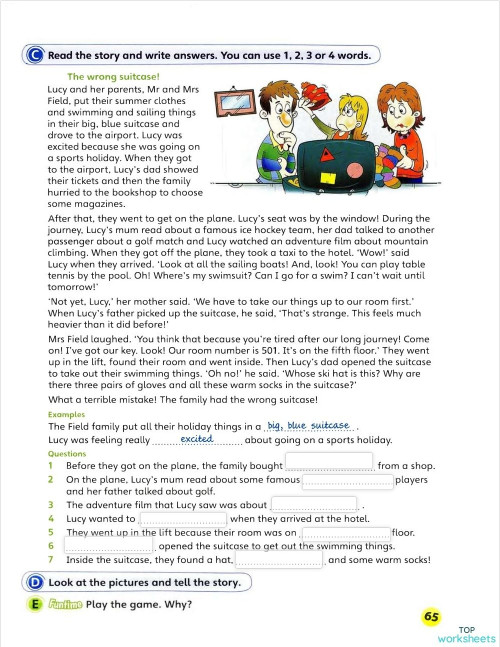 READING SPORTS 2. Interactive worksheet | TopWorksheets
