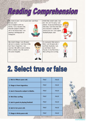 Class 2. Interactive worksheet | TopWorksheets