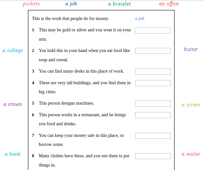 SKILLS BUILDER FOR YOUNG LEARNERS FLYERS 2 UNIT 4 Reading & Writing ...