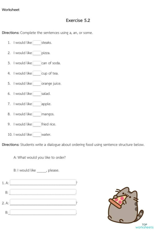Determinants: interactive worksheets and online exercises | TopWorksheets