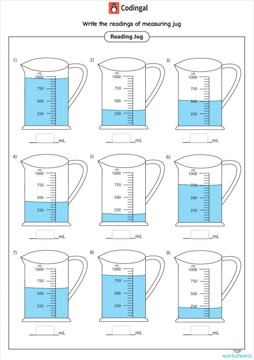 M_G02M14L65_WA02_Write the readings of measuring jug. Interactive ...