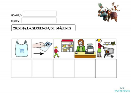 Fichas interactivas y ejercicios online en español | TopWorksheets