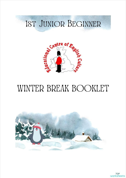WINTER BOOKLET. Interactive worksheet | TopWorksheets