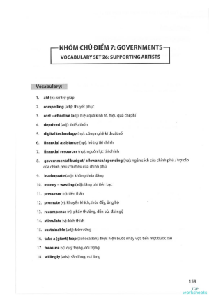 Interactive worksheets and online exercises in vietnamese | TopWorksheets
