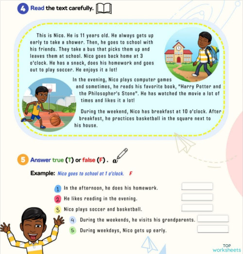 The Little Fir Tree. Interactive worksheet | TopWorksheets