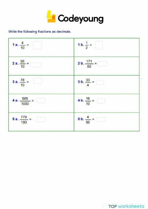 Converting Decimal To Fraction And Vice Versa At Esther Hunt Blog