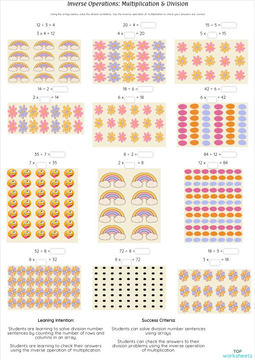 DIVIDING NUMBERS. Interactive worksheet | TopWorksheets