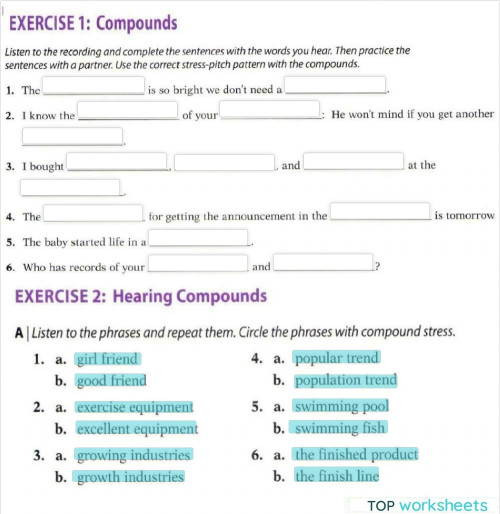 AP2 unit 30 ex 1-2. Interactive worksheet | TopWorksheets