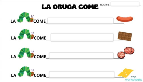 Lectoescritura: fichas interactivas y ejercicios online | TopWorksheets