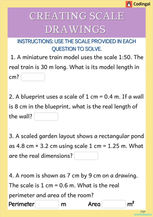 M_G07M12L43_WC01_Creating Scale Drawings. Interactive worksheet ...