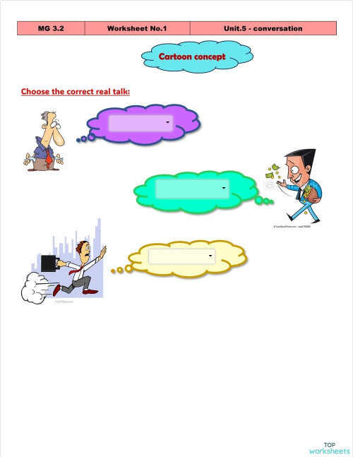 Speaking: interactive worksheets and online exercises | TopWorksheets