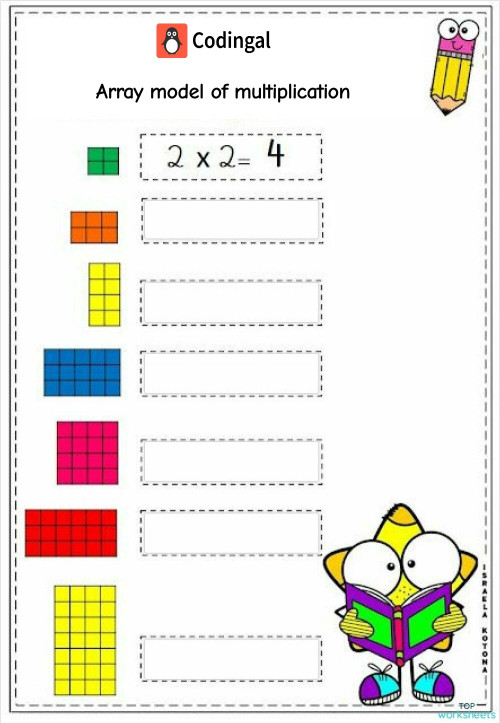 M_G02M10L43_WA02_Introduction of Arrays. Interactive worksheet | TopWorksheets