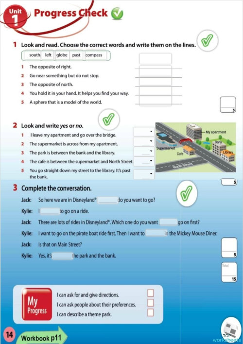 Progress Check NM 6 UNIT 1.. Interactive worksheet | TopWorksheets