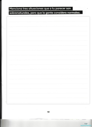 Diario de escritura 7ª. Ficha interactiva | TopWorksheets