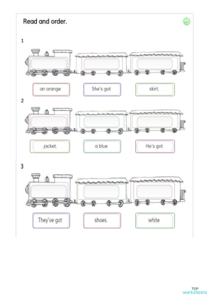 read and order. Interactive worksheet | TopWorksheets