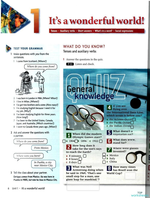 sc1 unit 1. Interactive worksheet | TopWorksheets