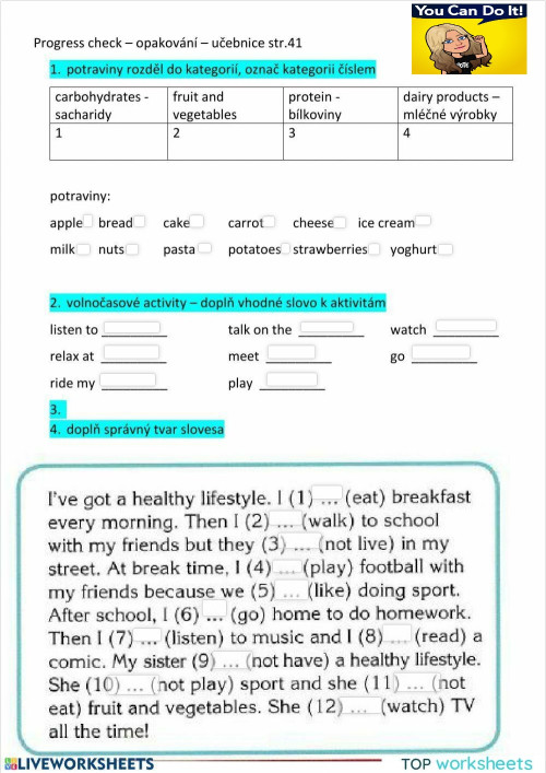 Interactive worksheets and online exercises in english | TopWorksheets