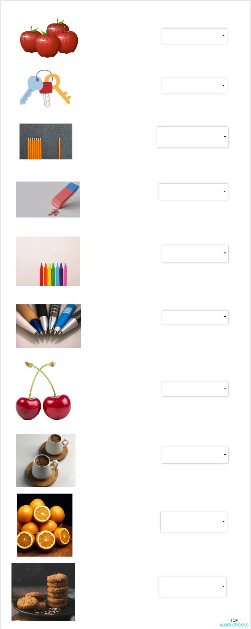 Japanese counters. Interactive worksheet | TopWorksheets