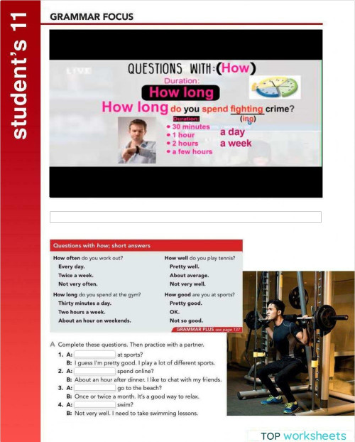 IC106 student's 11. Interactive worksheet | TopWorksheets