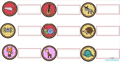 Palabras con CC. Ficha interactiva | TopWorksheets