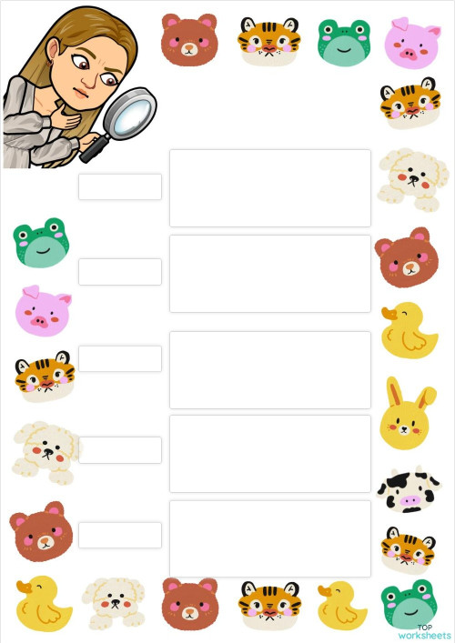 La aventura del chango curioso. Ficha interactiva | TopWorksheets