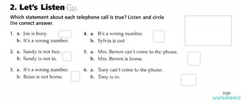 Tactic for Listening 3rd Basic - Unit 3. Interactive worksheet ...