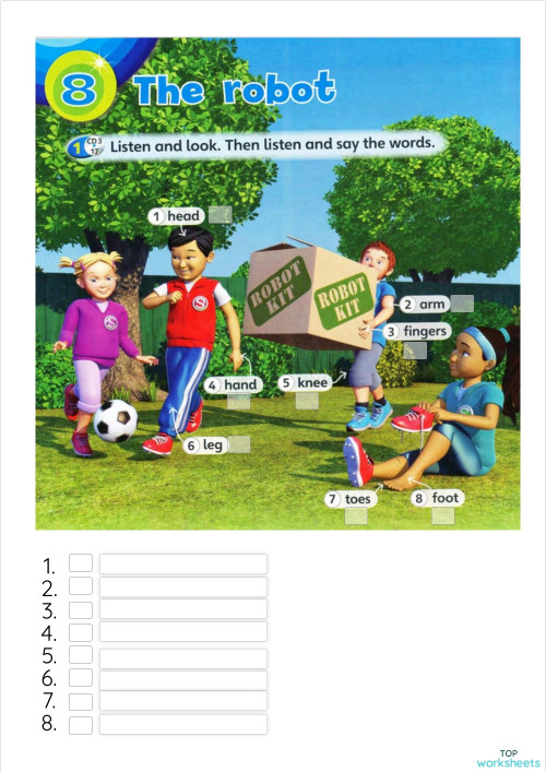 Level 1 - Unit 8. Interactive worksheet | TopWorksheets