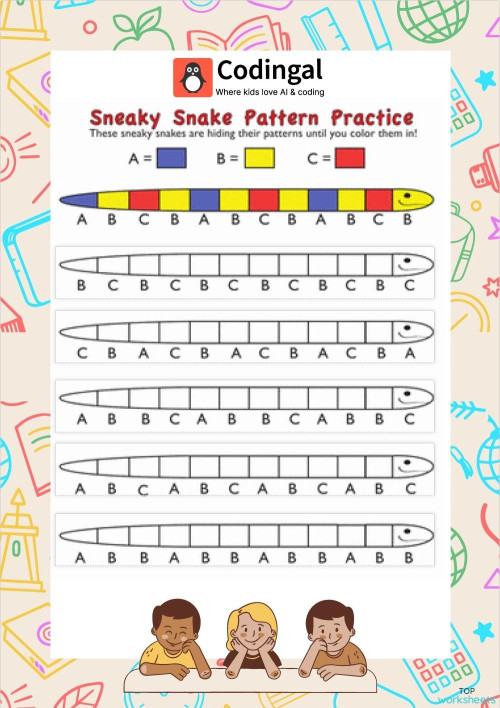 M_G01M20L69_WC02_Patterns_in_Nature_and_Art_2. Interactive worksheet | TopWorksheets