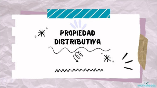 PROPIEDAD DISTRIBUTIVA: fichas interactivas y ejercicios online ...