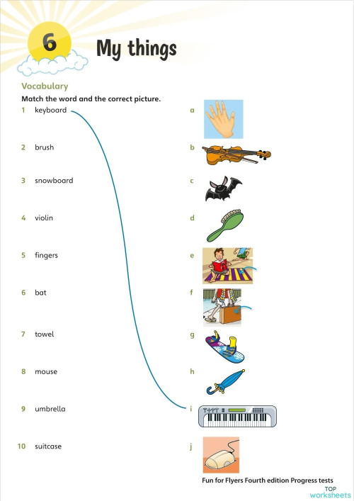 Fun For Flyers lesson 6. Interactive worksheet | TopWorksheets