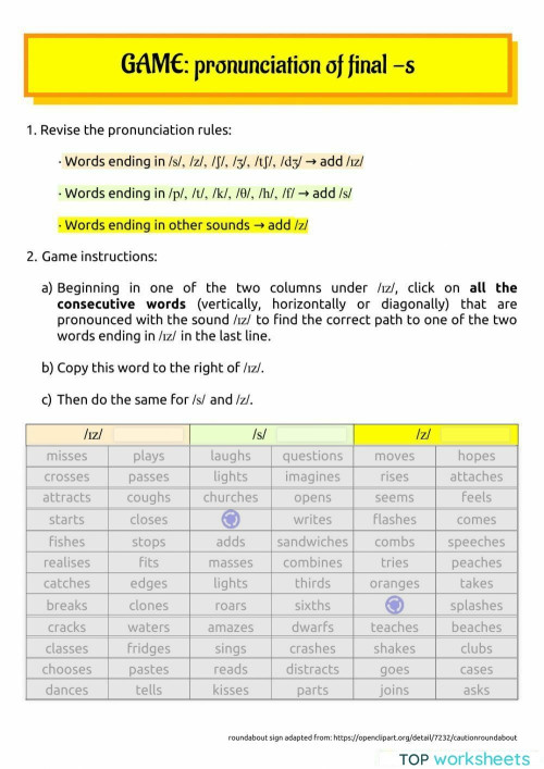 Interactive worksheets and online exercises in english | TopWorksheets
