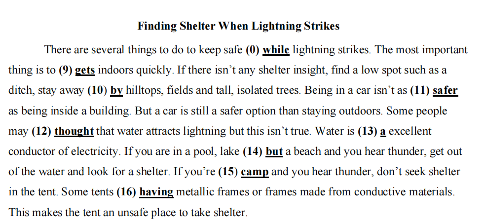 english paper 1 form 3 (1-24). Interactive worksheet | TopWorksheets