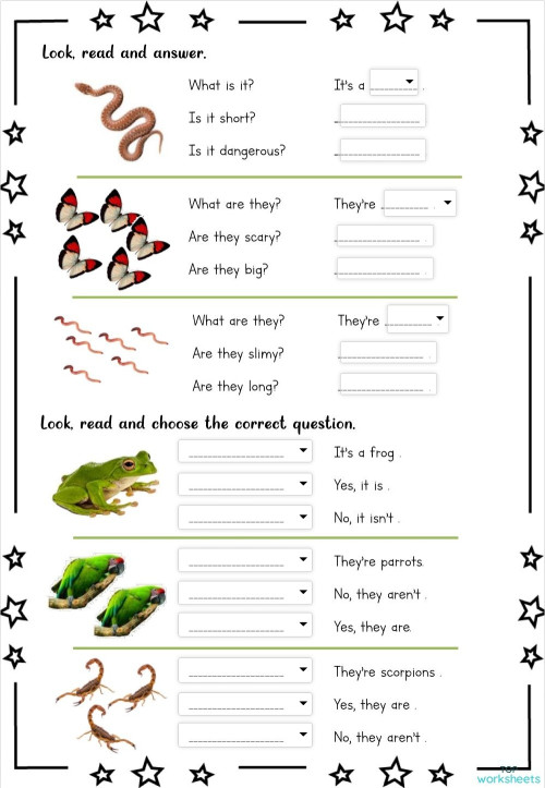 is it / are they 1. Ficha interactiva | TopWorksheets