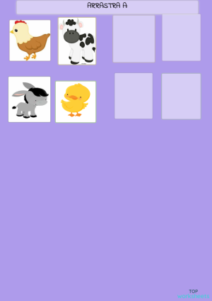 ANIMALES DE LA GRANJA. Ficha interactiva | TopWorksheets