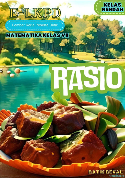 E-LKPD Rasio Rendah. Interactive worksheet | TopWorksheets