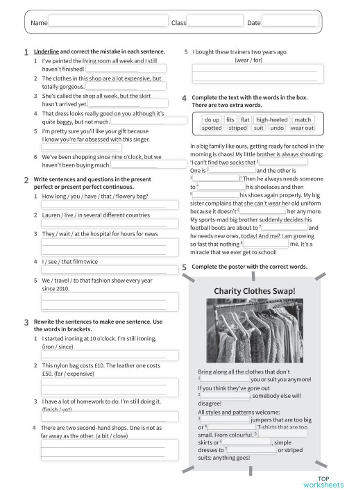 Futuro Simple Y Futuro Inmediato 1 Interactive Worksheet Topworksheets
