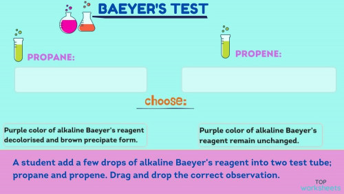 BAEYER'S TEST. Interactive worksheet | TopWorksheets