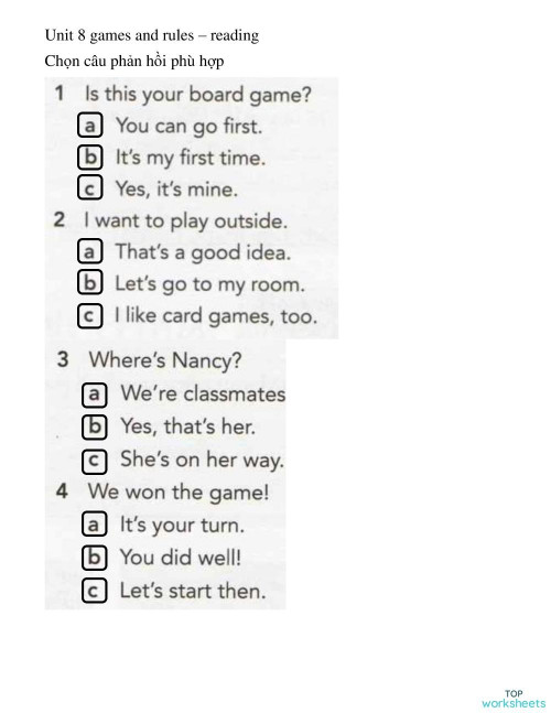 u8 reading. Interactive worksheet | TopWorksheets