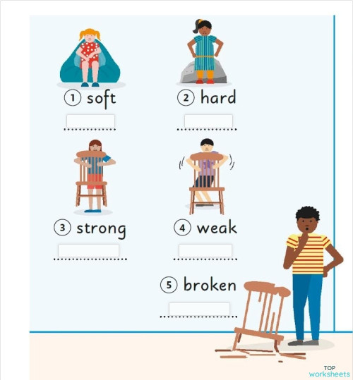 5 words a day adjectives 6. Interactive worksheet | TopWorksheets