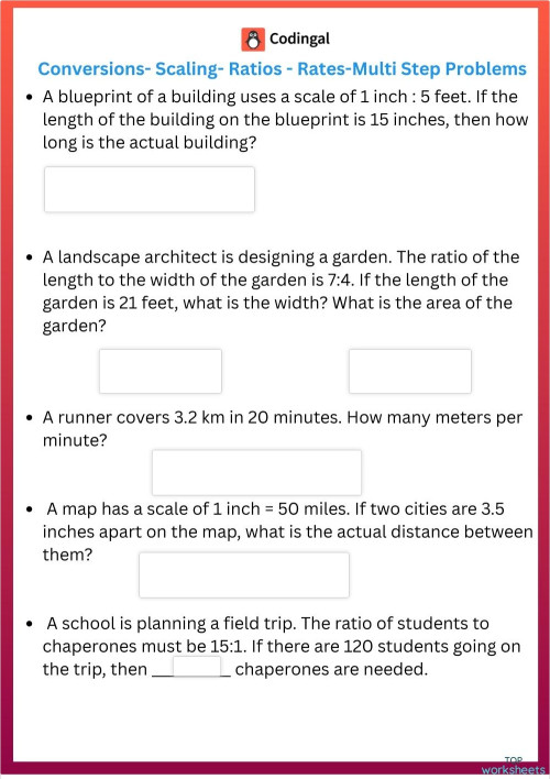 M_G06M06L27_WE02_Scaling Quantities. Interactive worksheet | TopWorksheets