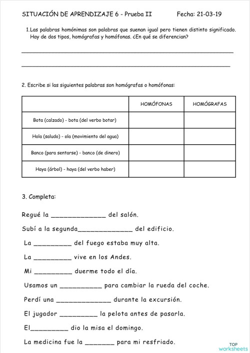 ESTILO DIRECTO E INDIRECTO. Ficha interactiva | TopWorksheets