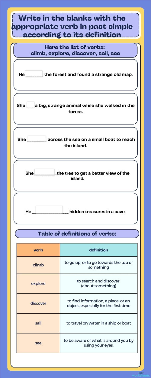 Vocabulary. Interactive worksheet | TopWorksheets