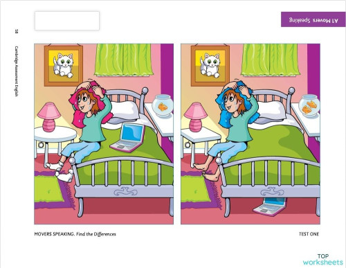Movers - Speaking - Sample Test 2. Interactive worksheet | TopWorksheets